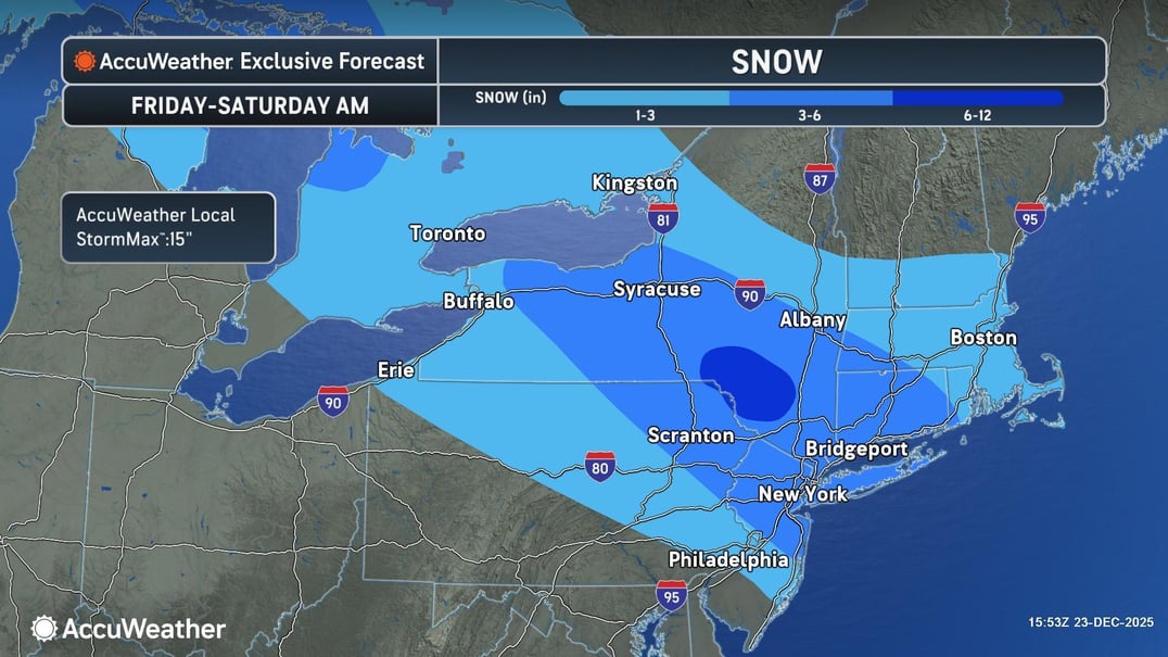 Post Christmas Storm To Spread Snow, Ice, Cause Travel Disruptions From ...